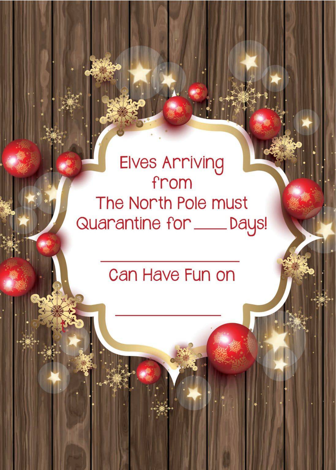 Quarantined Elf on the Shelf - Family Vacations US